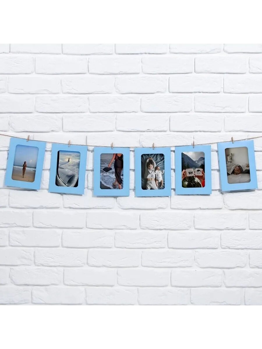 Яркая фотогирлянда с прищепками для уютных моментов