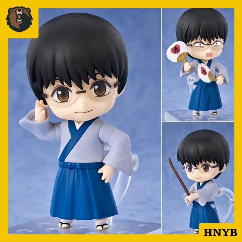 Фигурка Гинтама Шинпачи Шимура / Gintama Shinpachi Shimura Нендороид Подарки для болельщиков (10см) 2458