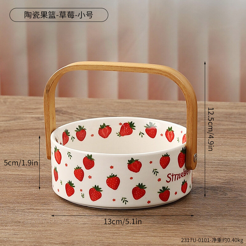 Винтажная ручная керамическая тарелка для фруктов и закусок, корзина для фруктов для пикника, элегантная тарелка для закусок, корзина для фруктов для ресторанов и отелей.
