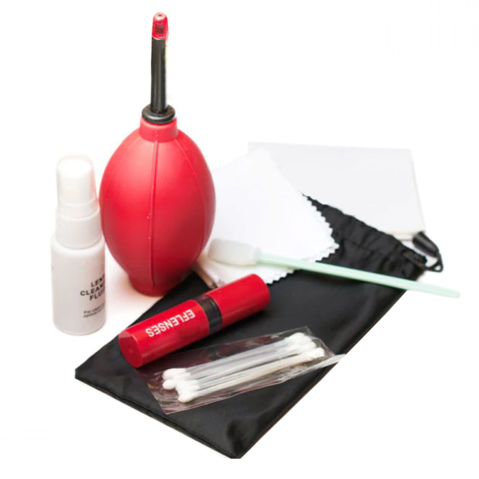 Универсальный чистящий набор MyPads для оптики и матрицы фотоаппарата Canon с микрофиброй и спиртовым очистителем