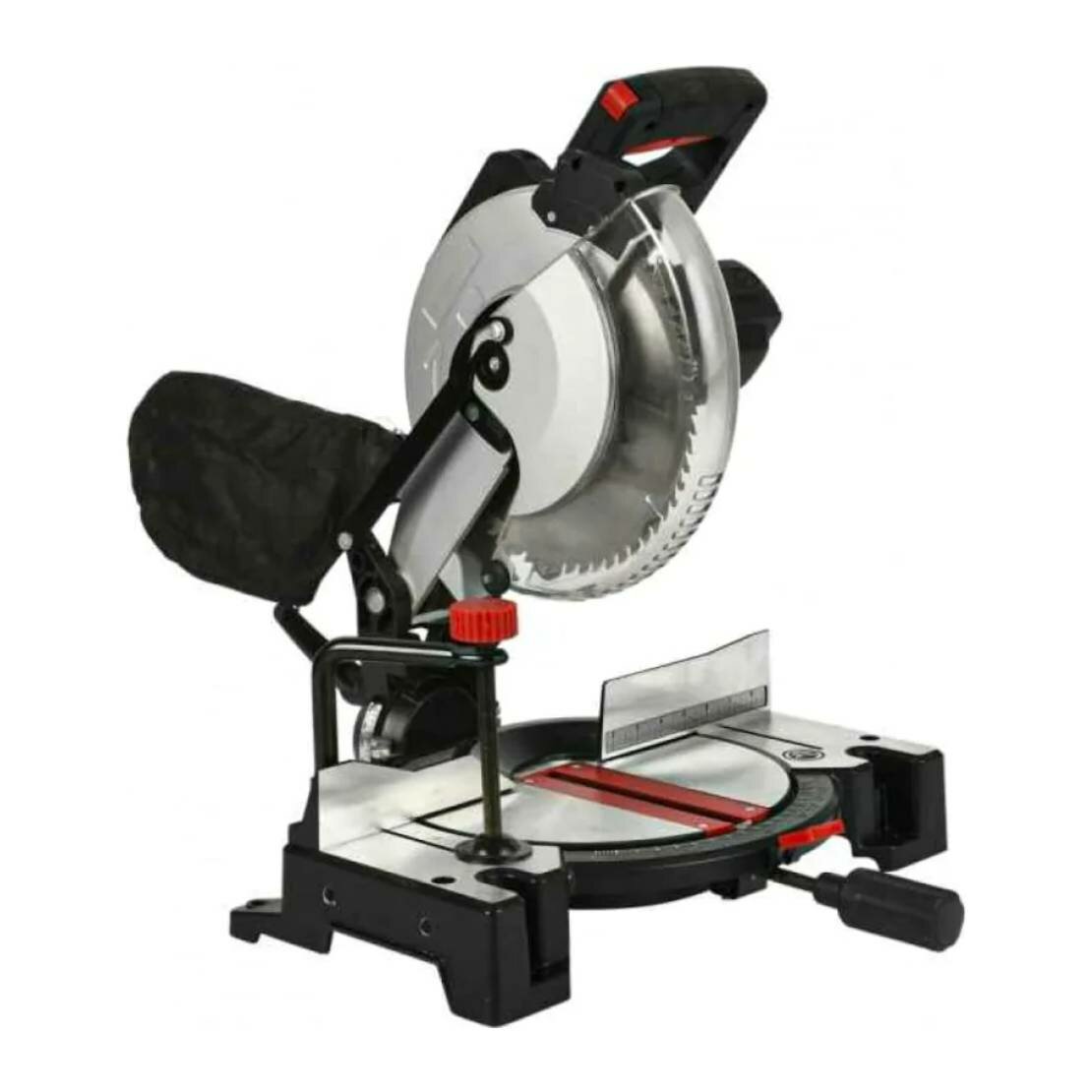 Пила торцовочная Felisatti 691.5.1.00, 1800 Вт, диск 255 мм, 4600 об/мин, лазерный маркер, подсветка, черный