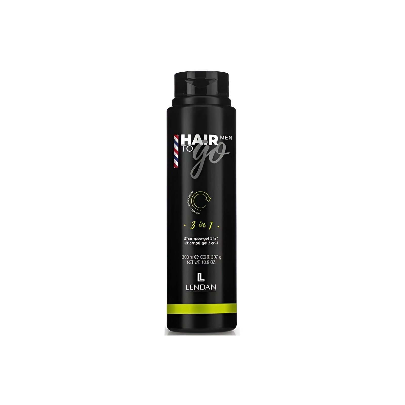 Шампунь-гель 3 в 1, 300 мл/ Shampoo-Gel Hair To Go Men, Lendan (Лендан) 300 мл