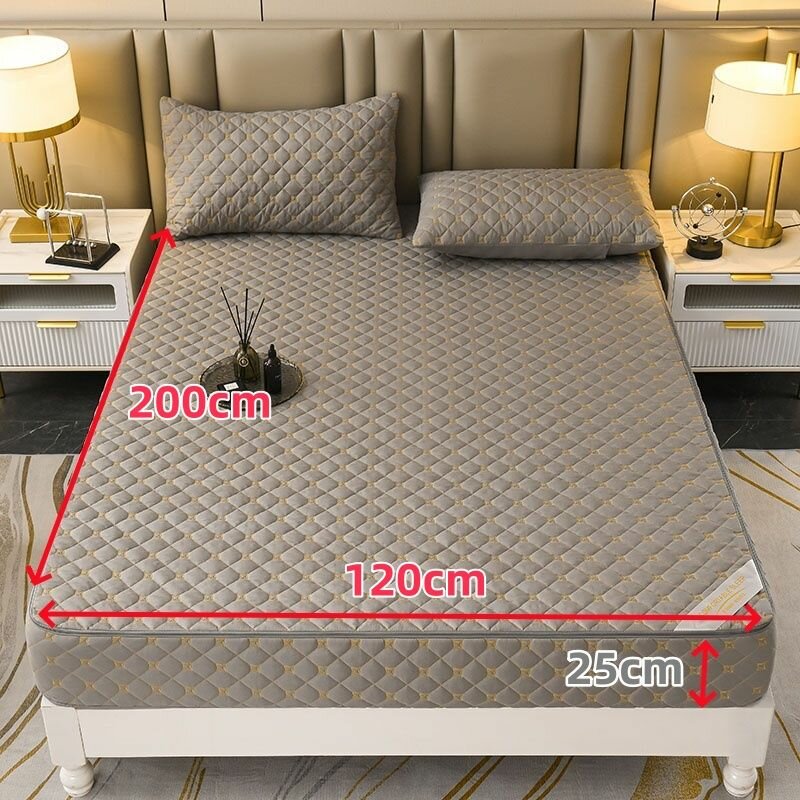 Вышивка Наматрасник; утолщенный стеганый чехол для матраса с застежкой-молнией