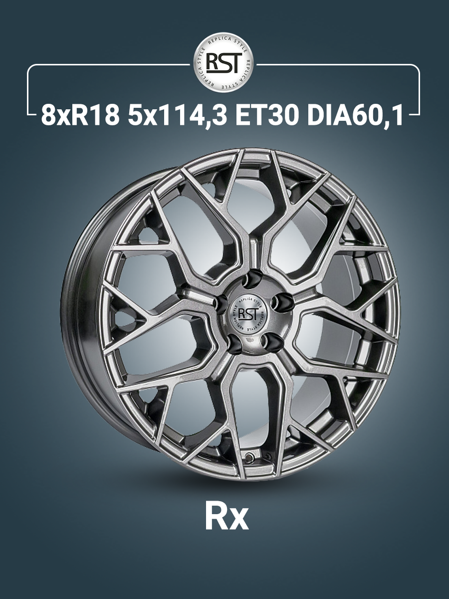 Диск автомобильный RST R148 Lexus RX 8x18 5x114,3 ET30 60,1 BMG