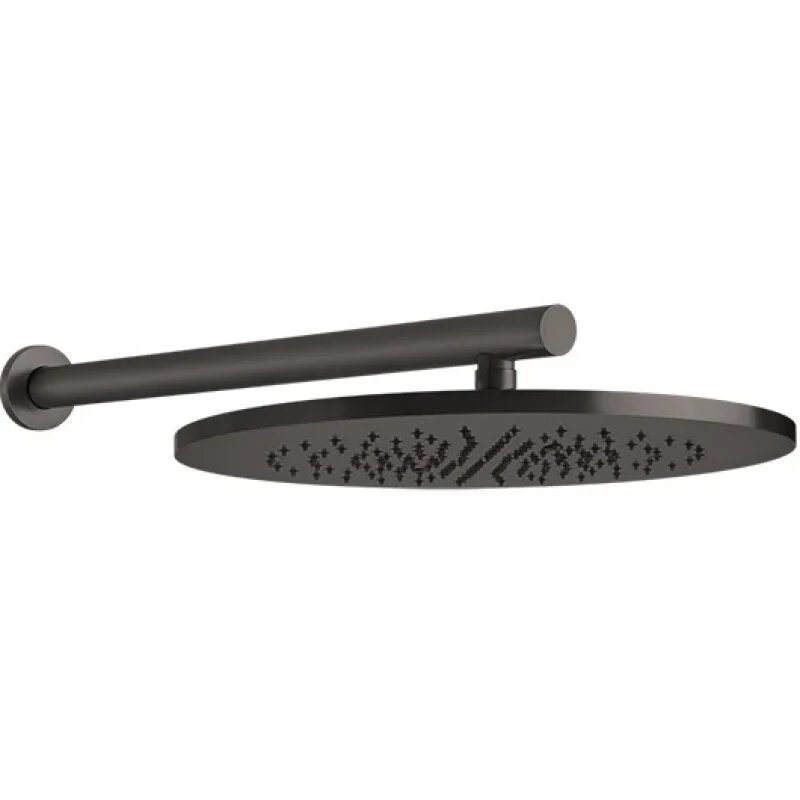 Верхний душ Gessi Gessi316 54148#707 Ø355 мм, с кронштейном, цвет шлифованное Black Metal PVD