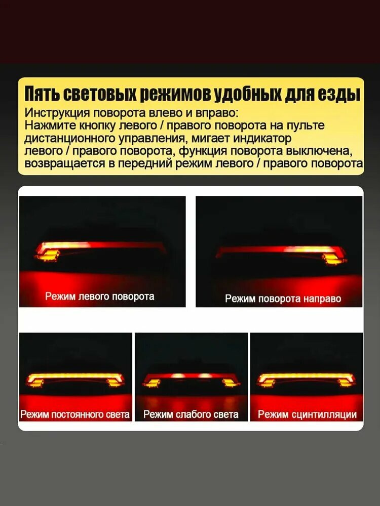 Фонарь для велосипеда (фонарик) светодиодный, водонепроницаемый, с креплением на руль — фото 1