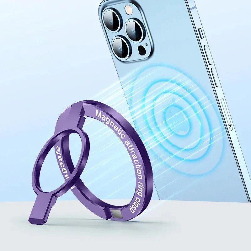Магнитный держатель MagSafe Purple для телефона
