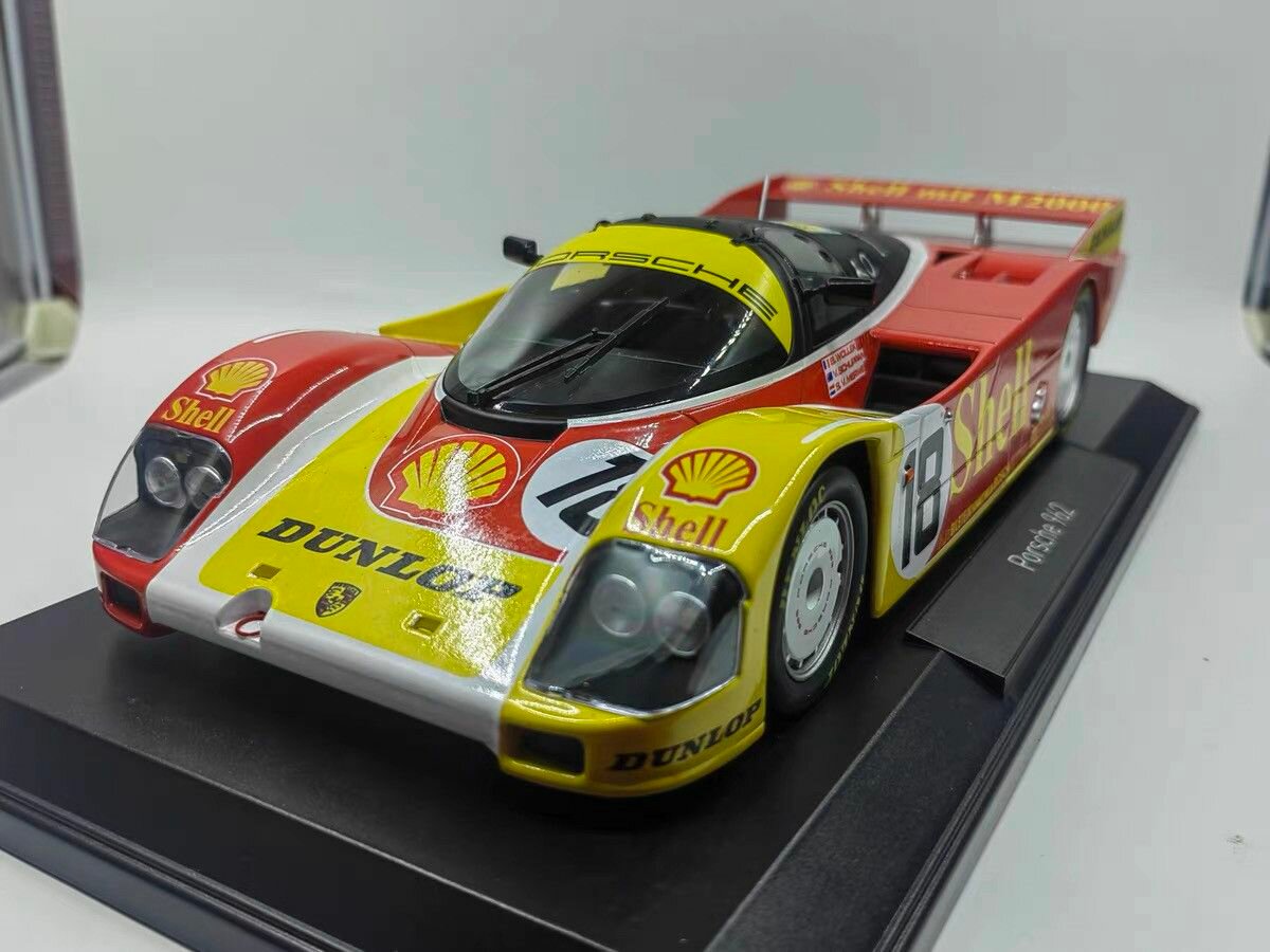 NOREV 1/18 Porsche 962 Shell SPARK Модель из литого под давлением металла