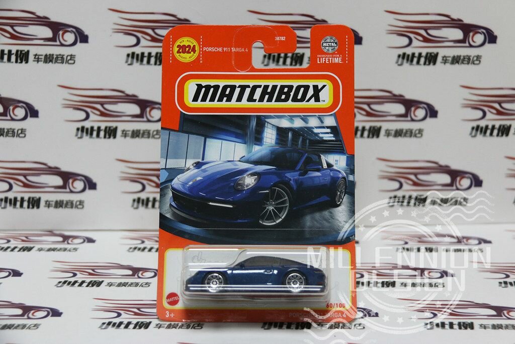 Matchbox 1:64, литой автомобиль, модель машинки(PORSCHE 911 TARGA 4)