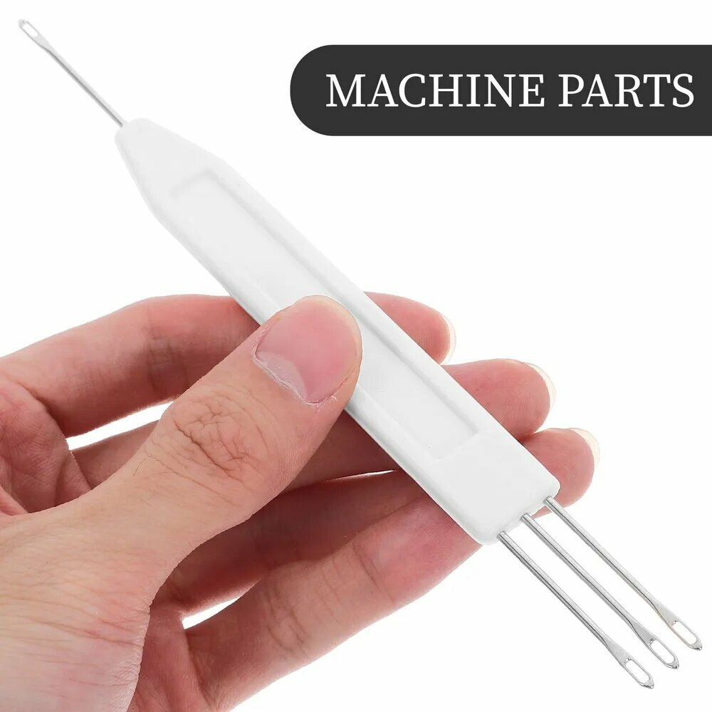 Металлические и пластиковые иглы для вязальных машин, набор на 12 штук, для бытового вязания