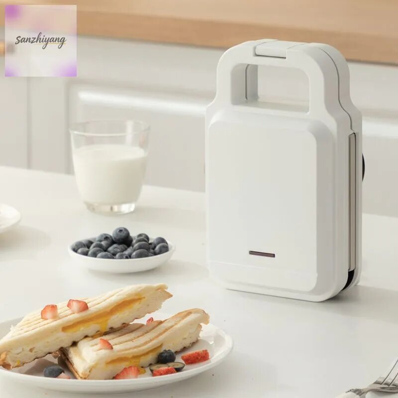 Вафельница Различные формы керамических вафельных дисков для приготовления различных форм 600 Вт, бежевый