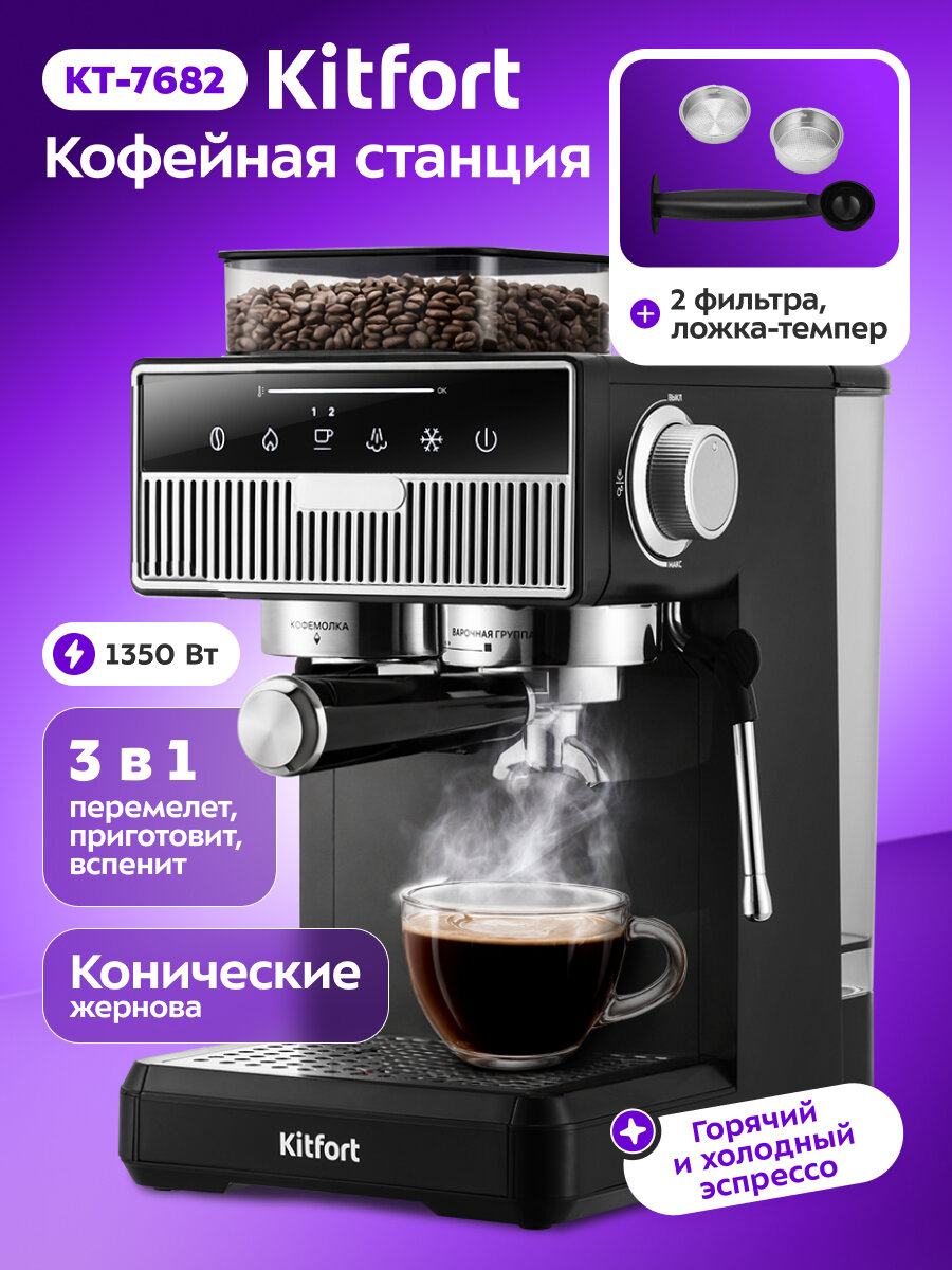 Кофейная станция kitfort КТ-7682