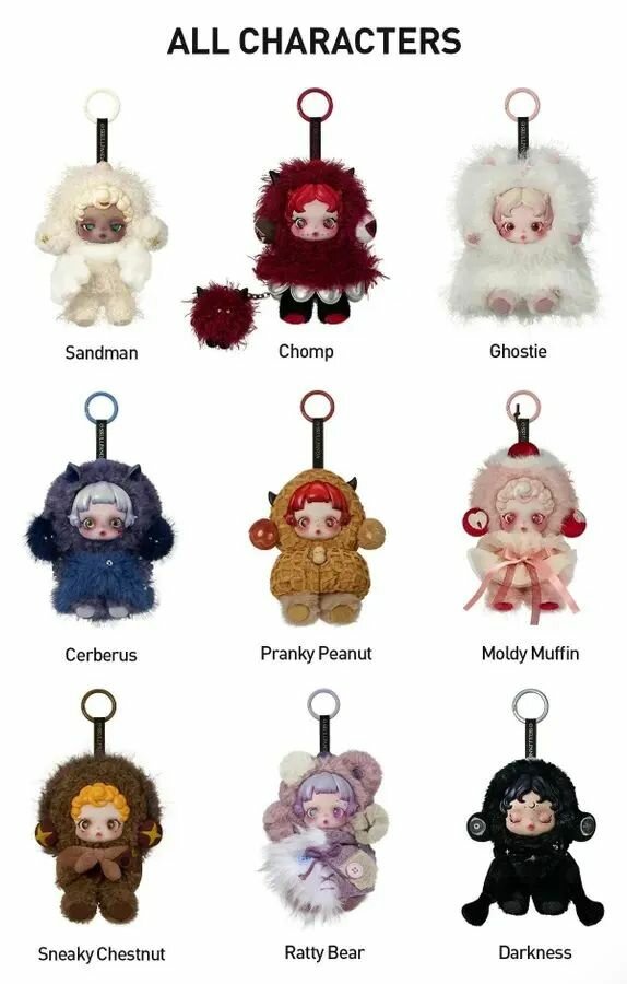 100% Original оригинал SKULLPANDA , серия Бессонный театр , Прожорливый Бес