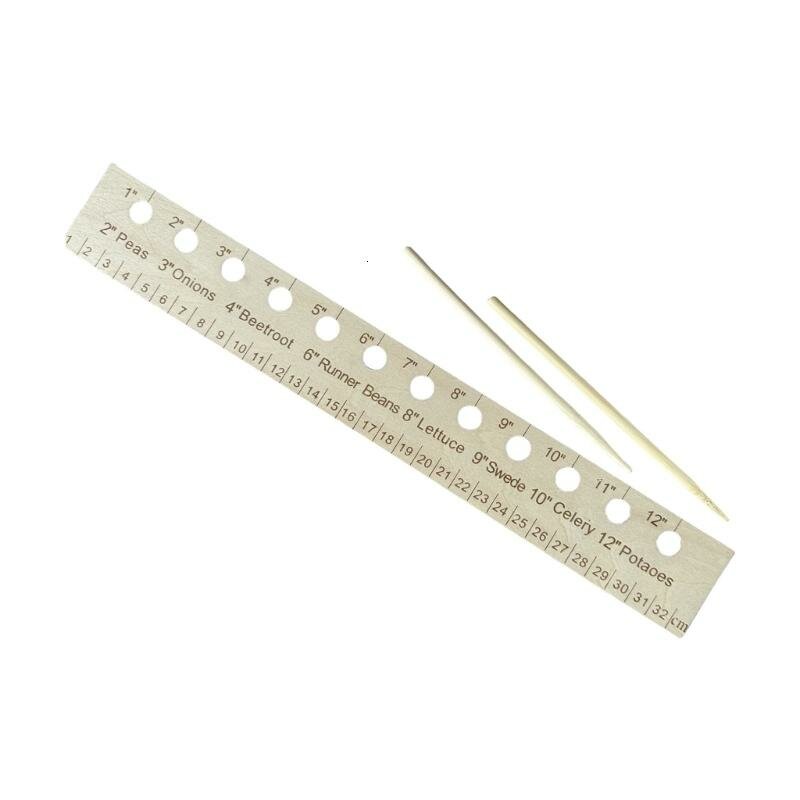 Деревянный инструмент для разметки грядок