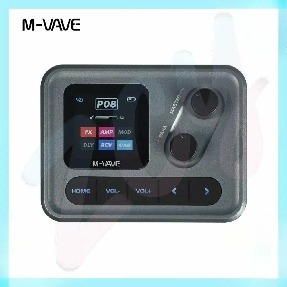 M-VAVE Pocket AMP Мини-педаль Эффектов Для Гитары С Шумоподавлением, Драм-машиной/USB-аудиоинтерфейсом, Подходит Для Записи Гитары/баса