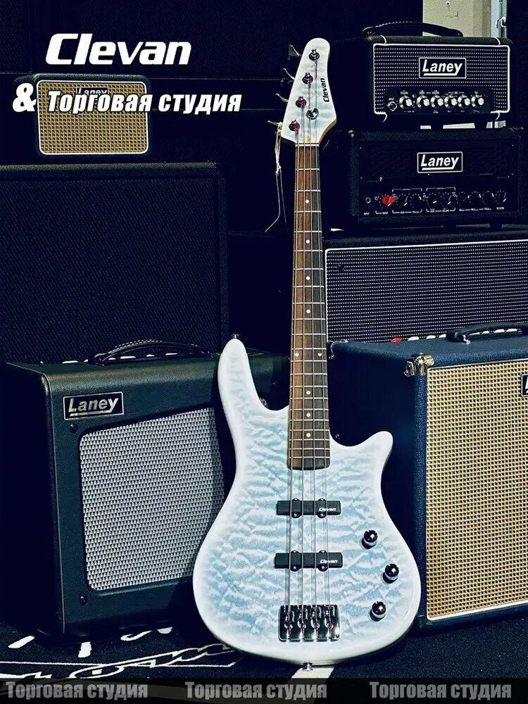 Clevan Бас-гитара CTH_ClevanCB-12-BID 4-струнная