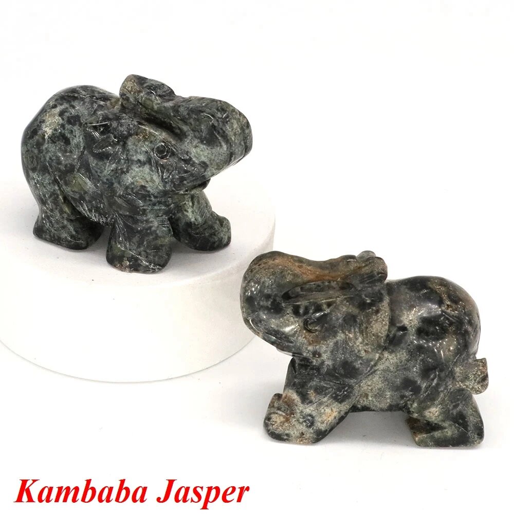 Статуэтка слона Kambaba Jasper, 1 PC
