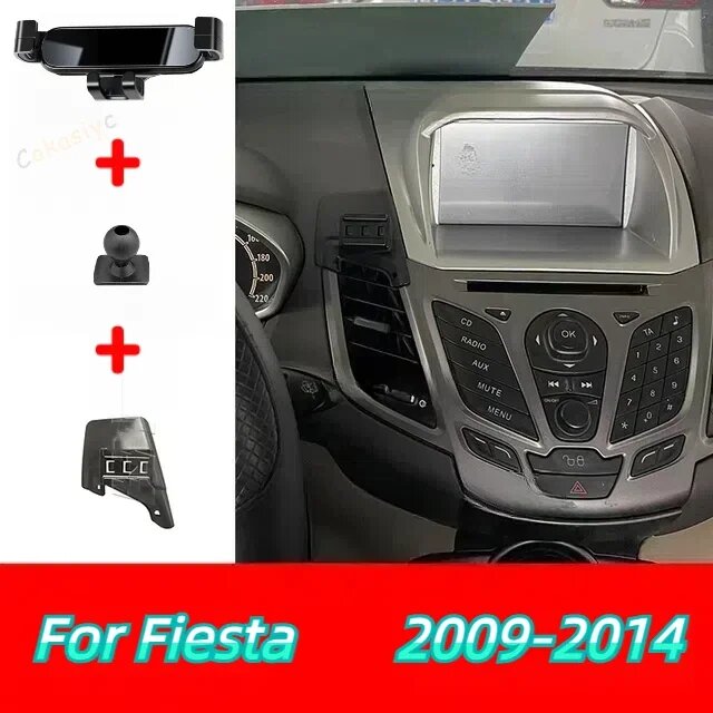 Автомобильный держатель для телефона, подставка для мобильного крепления для Ford 2009-2014 Black