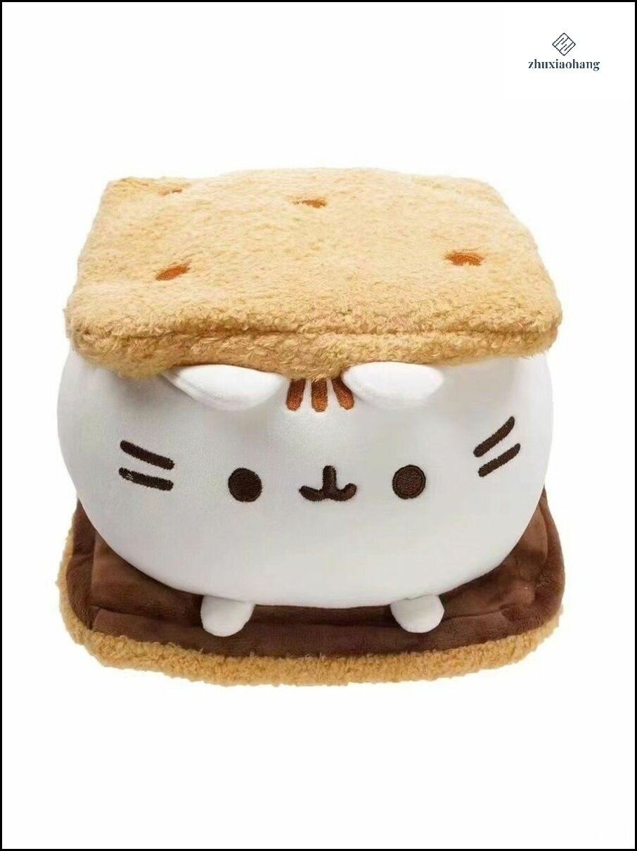 Мягкая игрушка "Pusheen the Cat" (Кот Пушин) с мороженое 15 см