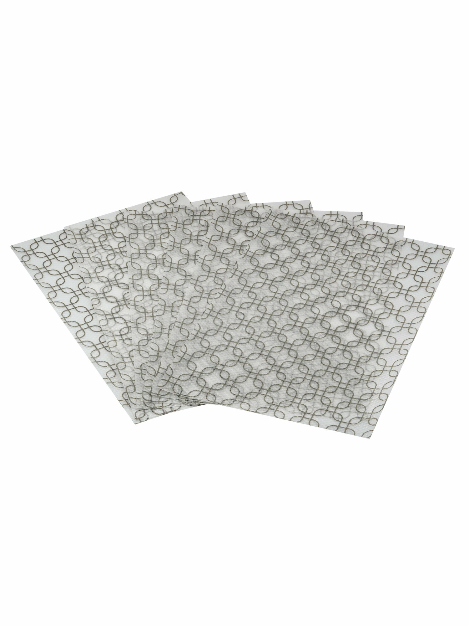 Универсальные кухонные коврики в холодильник для полок – 6 шт. / Защитная пленка в шкафы, на полки и на стол.