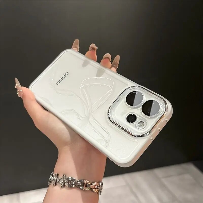 Чехол для OPPO Reno 15F 15C 15 Pro, новый силиконовый чехол с oppo reno15 Про мини, Белый, белый