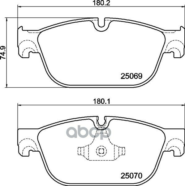 Колодки тормозные передние Mintex арт. MDB3071