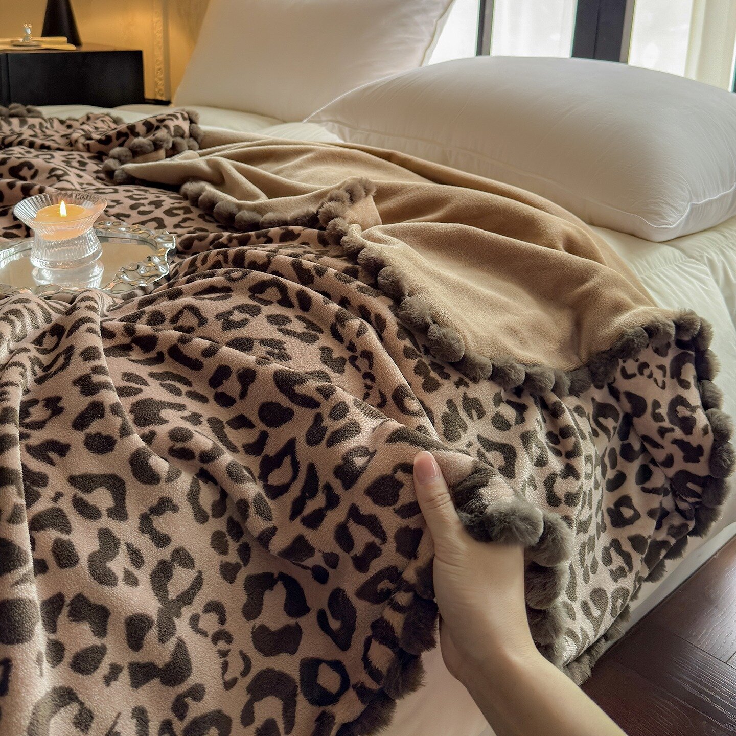 Пушистое одеяло для сна, двухслойное утолщенное одеяло из молочного флиса, одеяло из флиса для одного человека, покрывало для дивана, одеяло для сна в офисе.