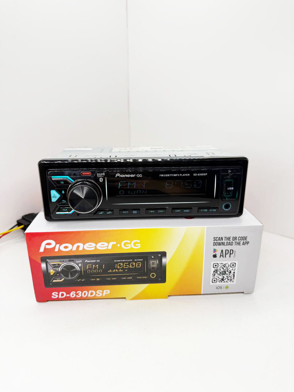 Процессорная автомагнитола 1 DIN с блютуз / DSP