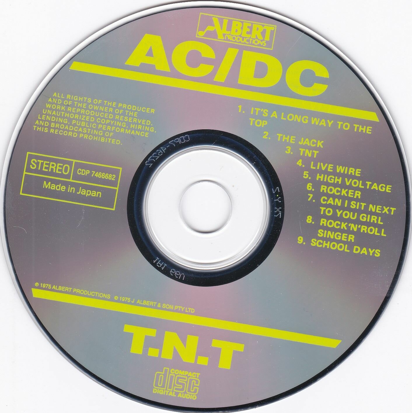 AC/DC - T.N.T, 1975, 8-page, CD-Аудио — фото 1