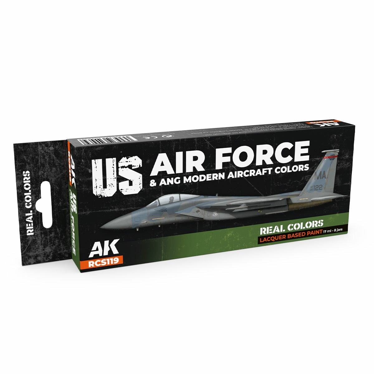 Набор красок AK Interactive Real Colors - US Air Force & ANG Modern Aircraft