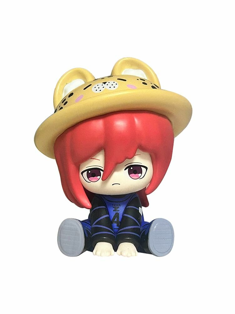Фигурка Синяя тюрьма: Блю Лок Хёма Чигири/ Blue Lock Chigiri Hyoma Q version figure Подарок для фаната (8см)