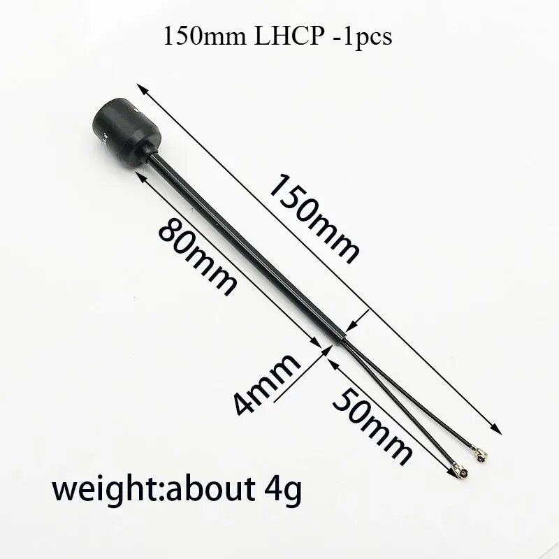 UFL LHCP 5,8 ГГц/2,4 ГГц двухдиапазонный игрушечный аксессуар дальнего действия