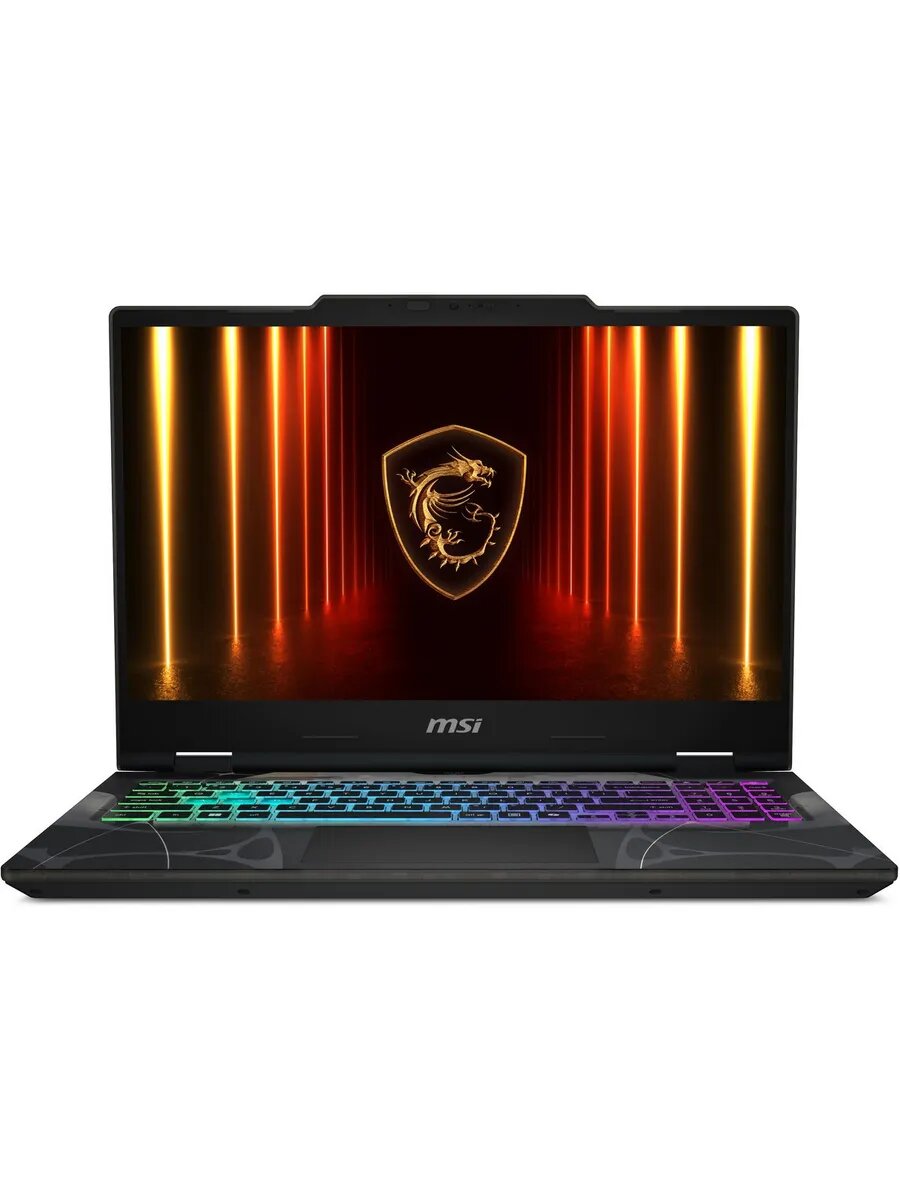 Ноутбук MSI Cyborg 15 B2RWEKG-272XRU Intel Core 5 210H, 16/512Gb, RTX 5050 8Gb, 15.6" 1920x1080 144Hz, Translucent Black