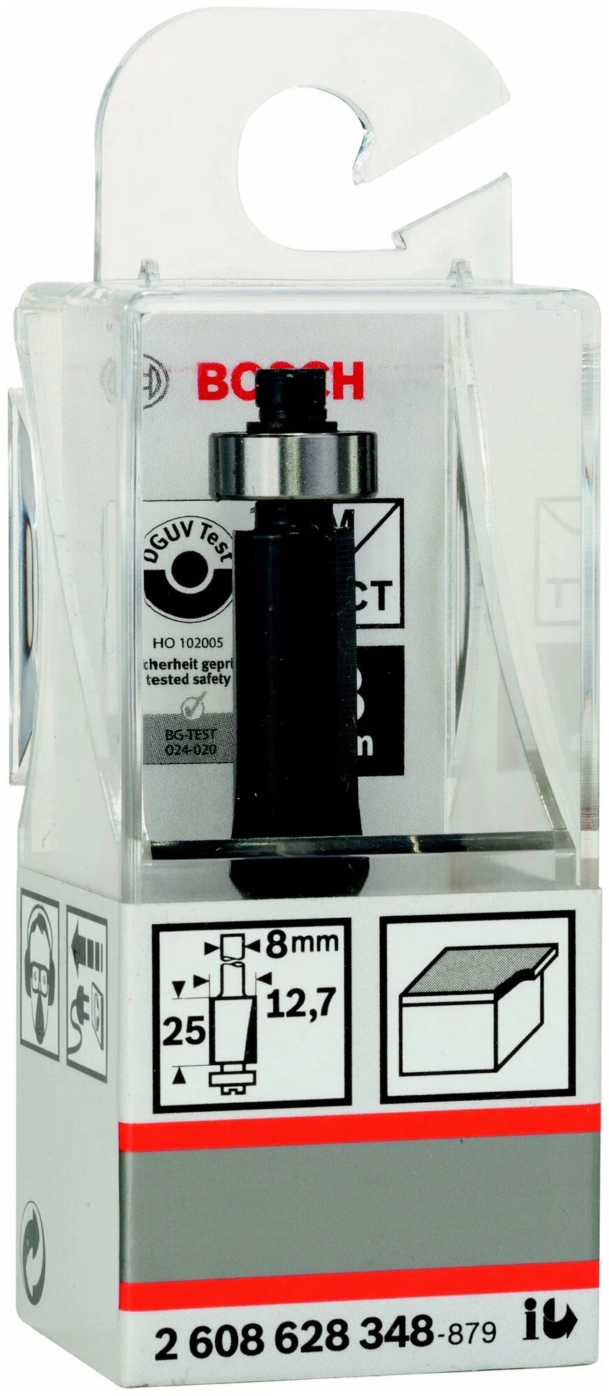 Фреза для выборки заподлицо Bosch 12,7/8ММ (2608628348)