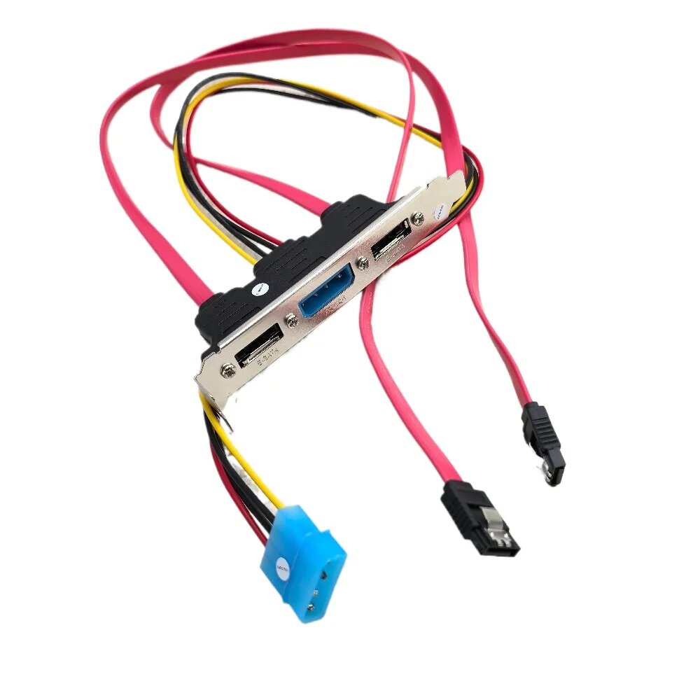 Кабель-адаптер IDE Molex 4Pin на SATA 15Pin