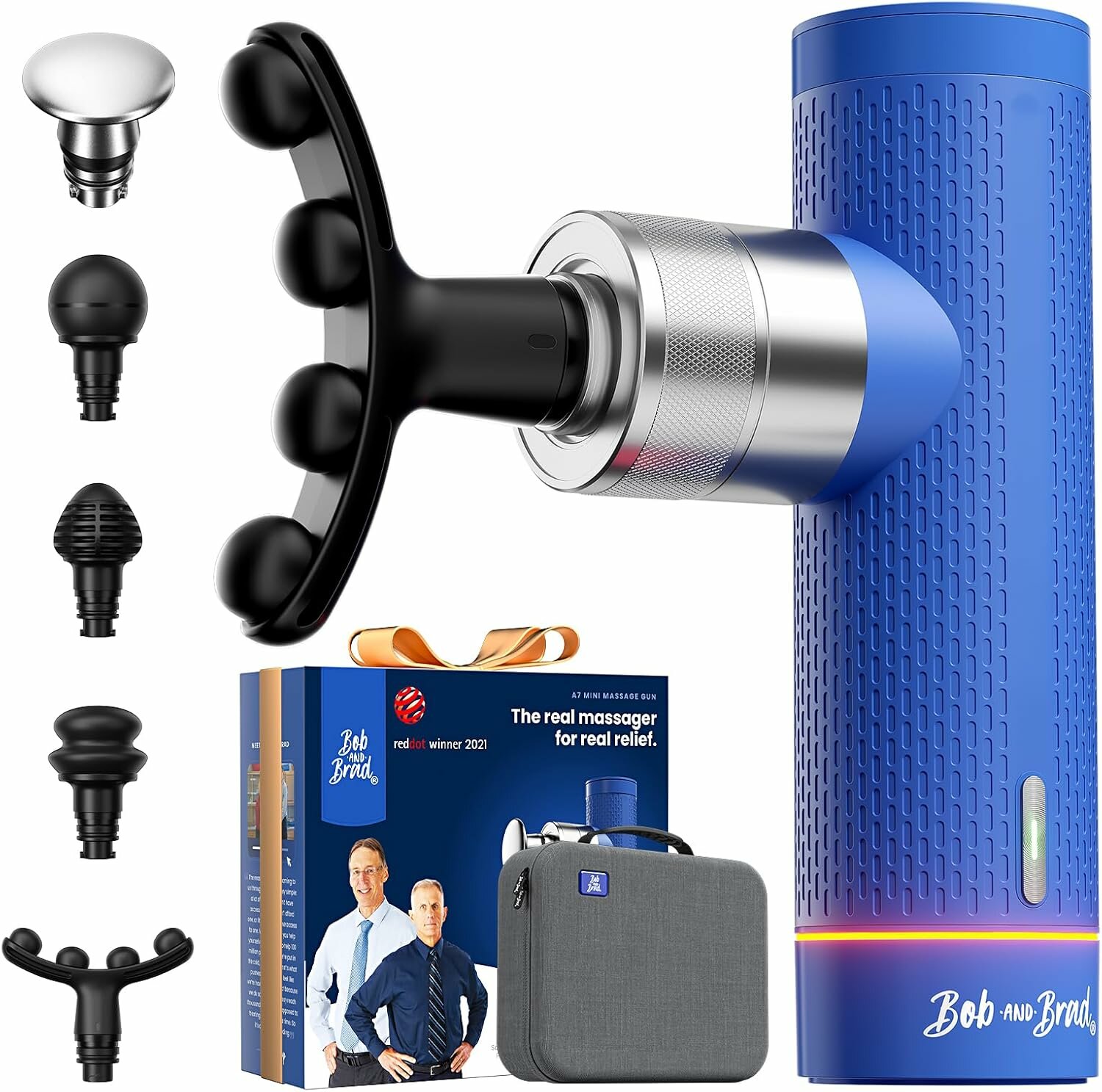 BOB and Brad Мини-массажный пистолет A7 для глубокого массажа тканей