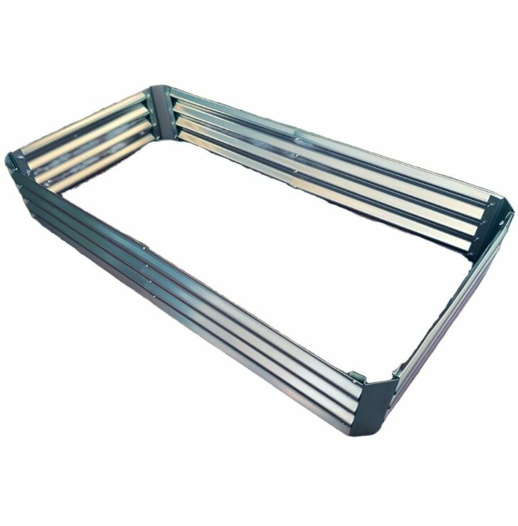 Грядка садовая 180х90х30 см металлическая