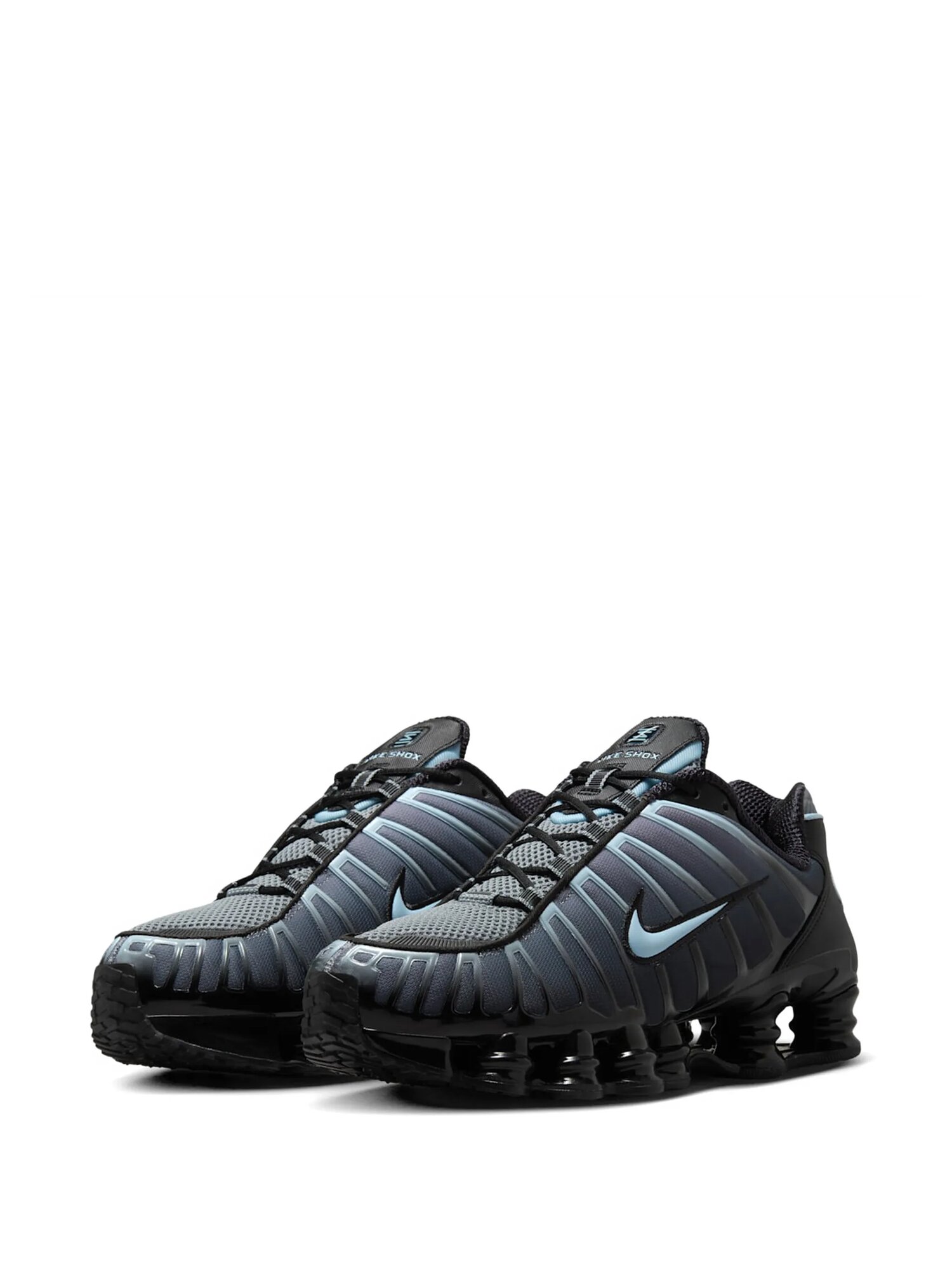 Кроссовки NIKE Shox TL, размер 11.5 US, black/black — фото 1