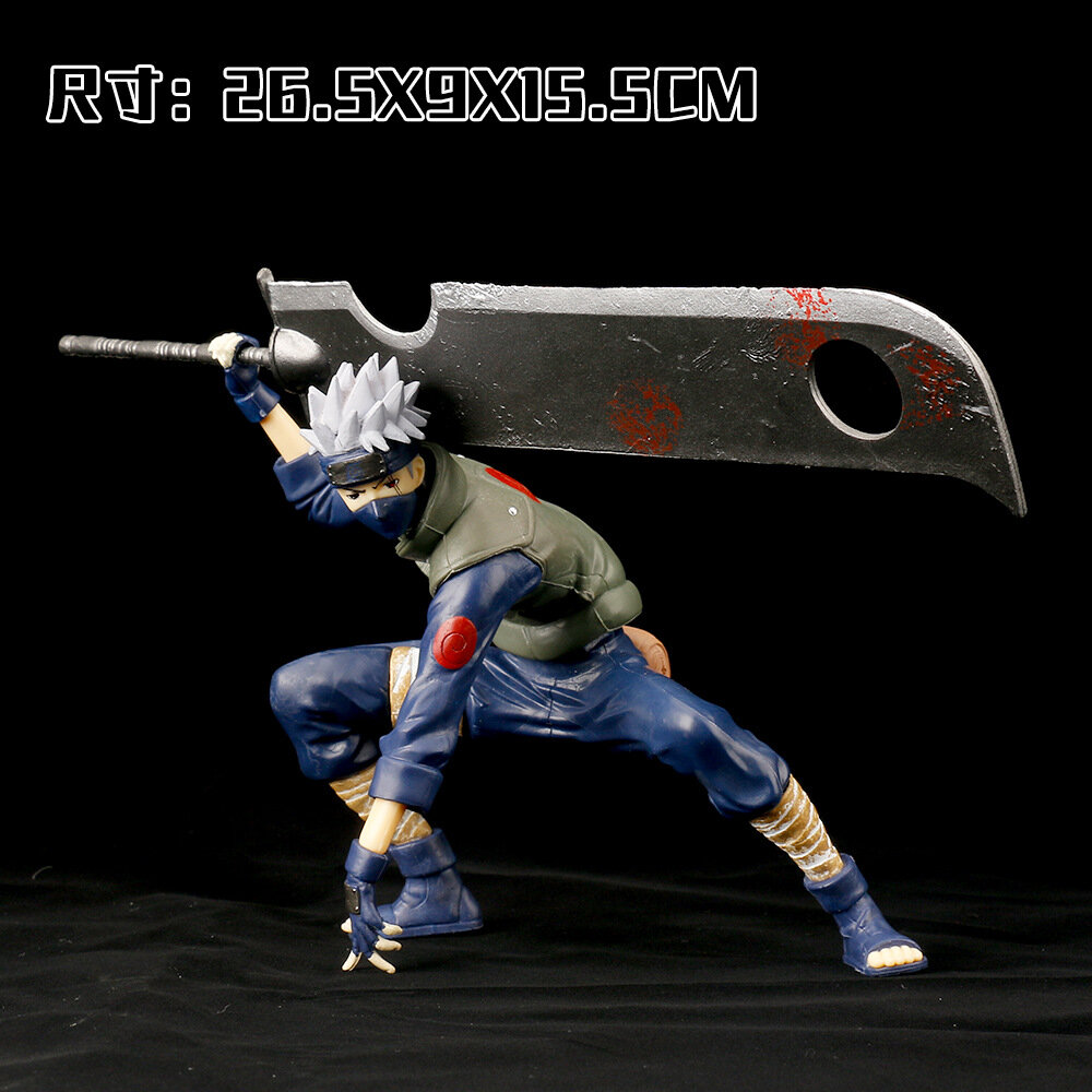 Фигурка Наруто Какаши Хатаке «Меч палача», аниме-модель, украшение для компьютерного корпуса.