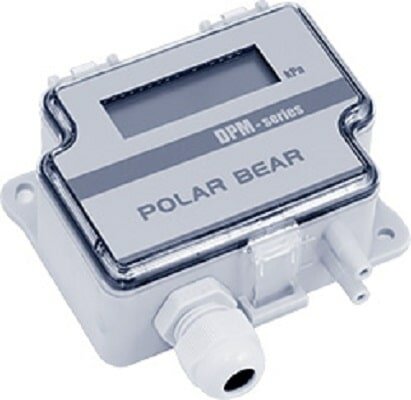 Дифференциальный преобразователь Polar Bear DPM-2500D, для систем вентиляции, IP54