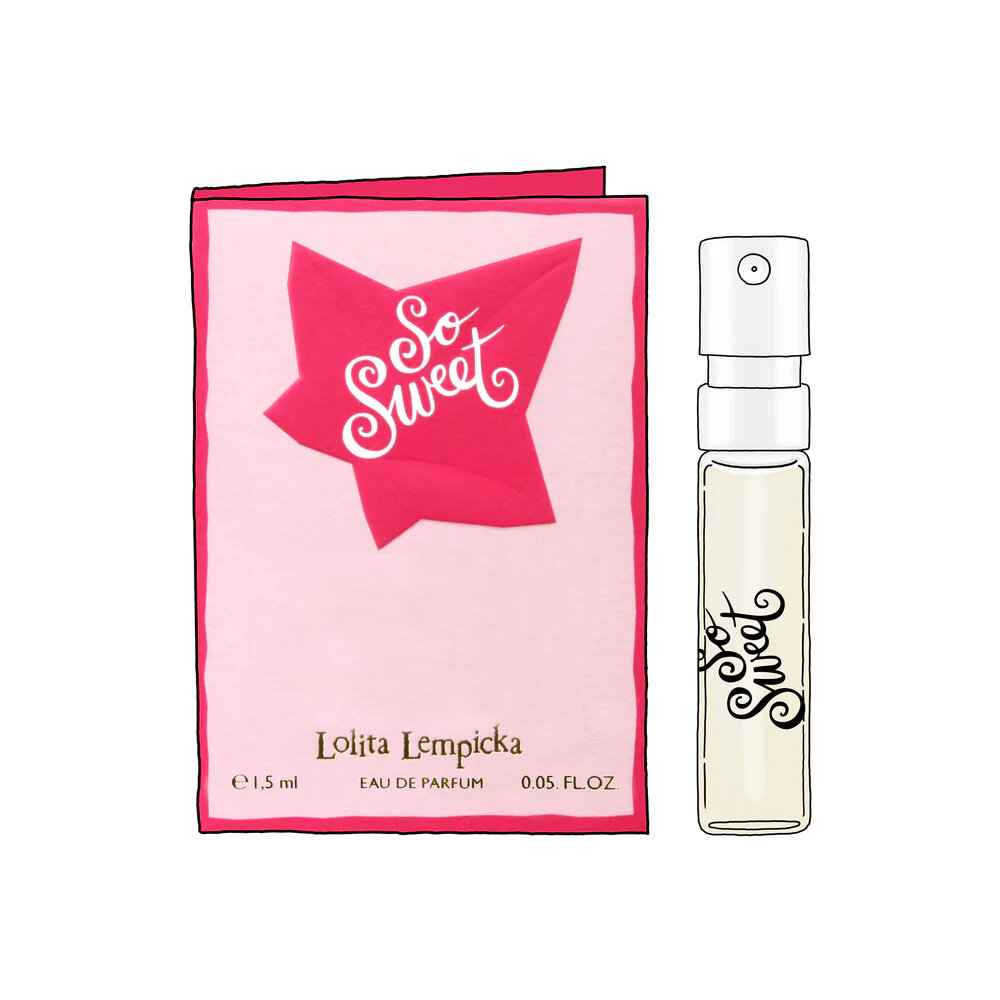 Парфюмерная вода Lolita Lempicka So Sweet миниатюра 1.5 мл / Пробник духов Лолита Лемпика Соу Свит / Так сладко
