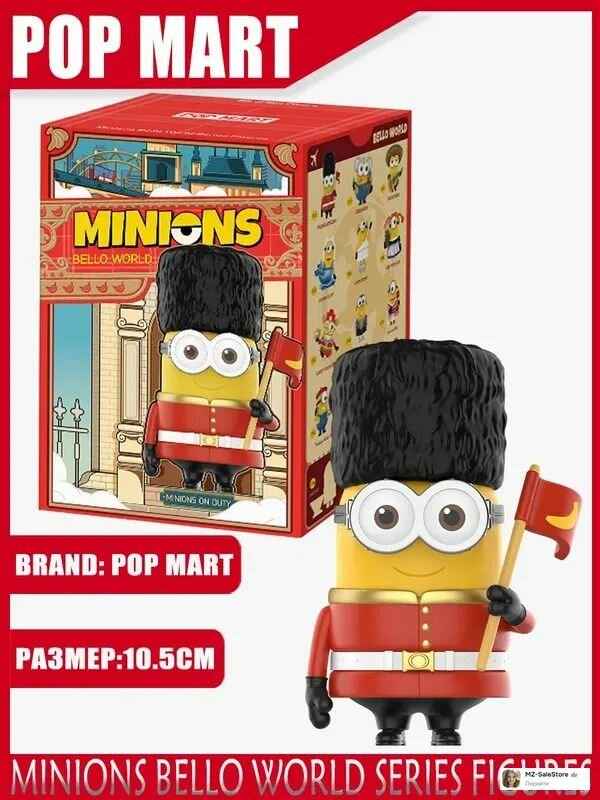 Коллекционная фигурка Слепая коробка Minions Bello World Series Figures