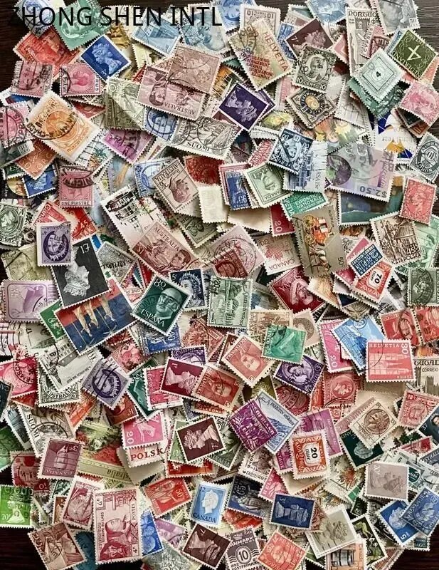 200 марок. Старые (начало - середина, конец ХХ века) редкие почтовые марки со всего мира. Европа Америка Азия и Океания Колонии Британии, Франции и др.