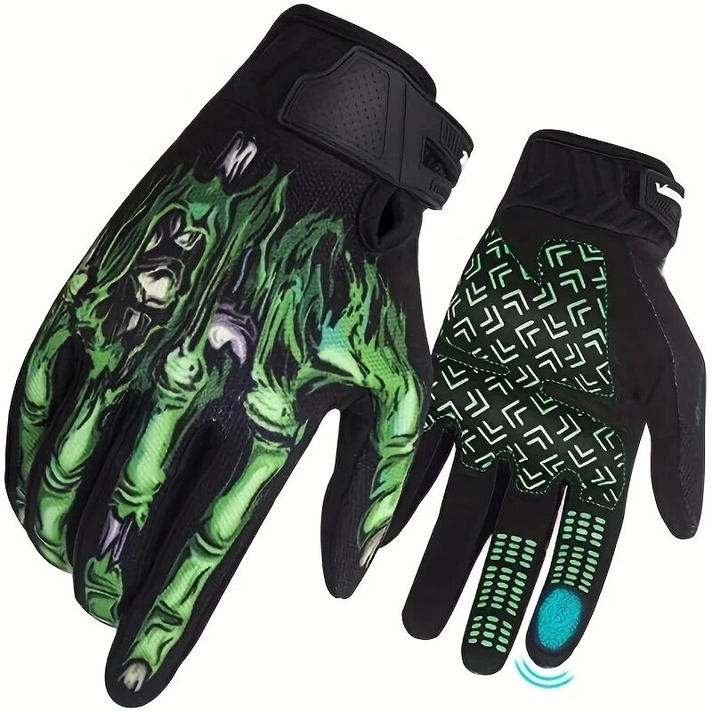 Велосипедные перчатки RIGWARL, изумрудный, XL, Type 2
