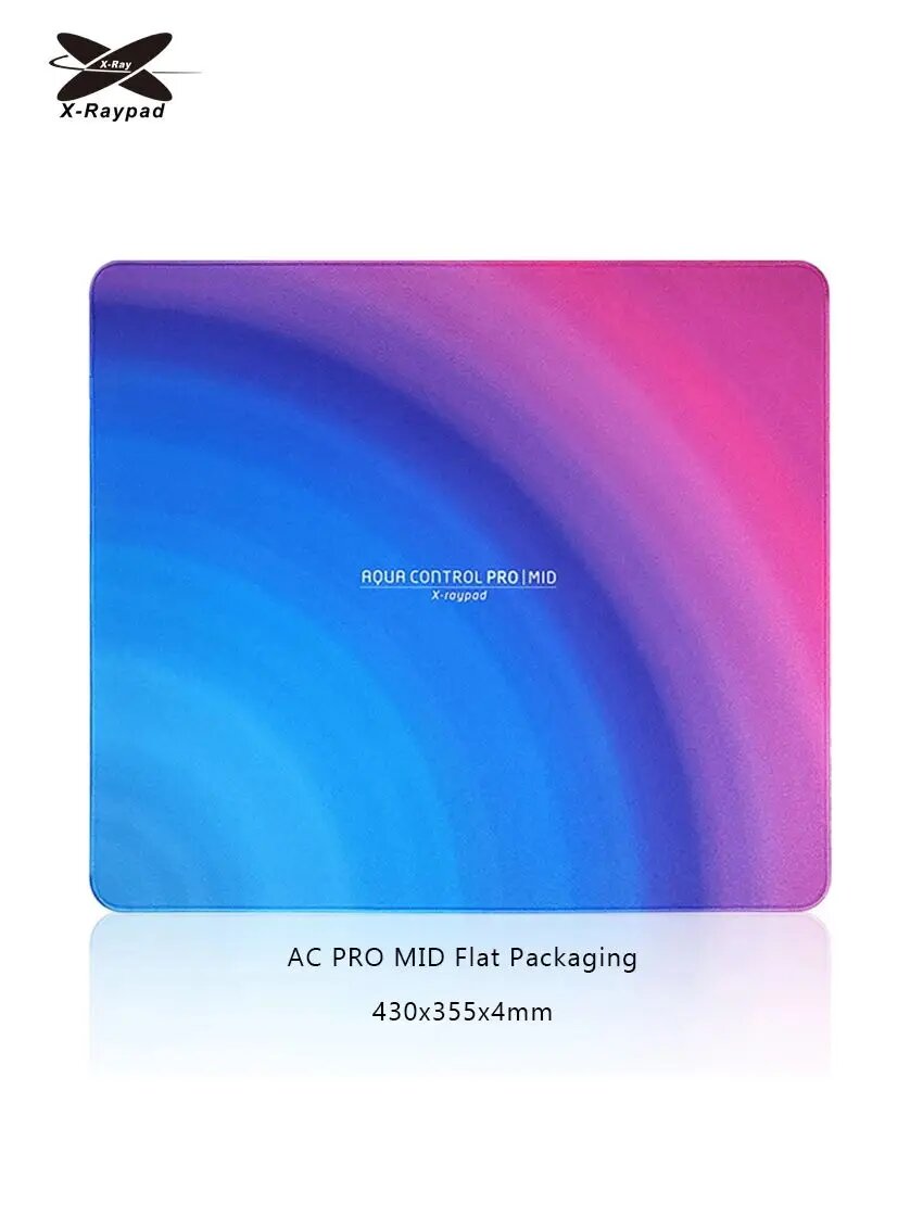 Коврики для мыши X-Raypad Aqua Control Pro Speed, 430x355x4 мм — AC PRO MID, плоская упаковка 430x355 мм