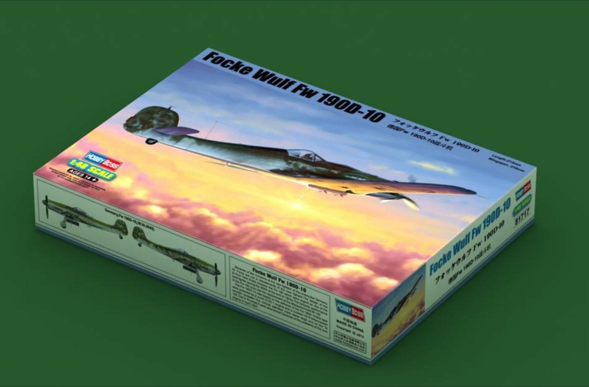 Сборная модель HobbyBoss 81717 1/48 Самолет Focke-Wulf Fw 190D-10