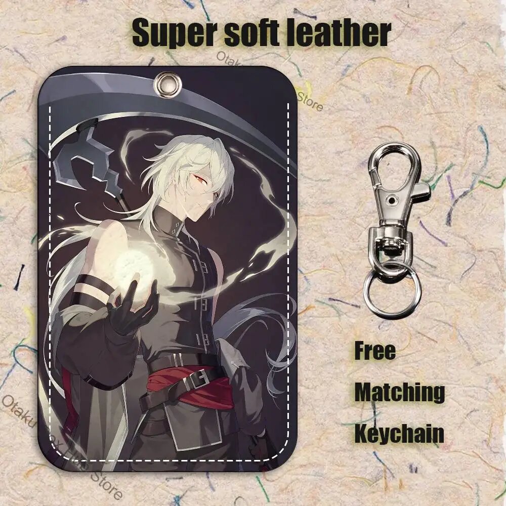 Держатель для карт D-Date With Death PU Leather Черный, z1
