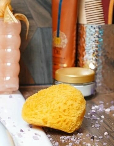 Губка морская натуральная, 8-9см W-7 Греция