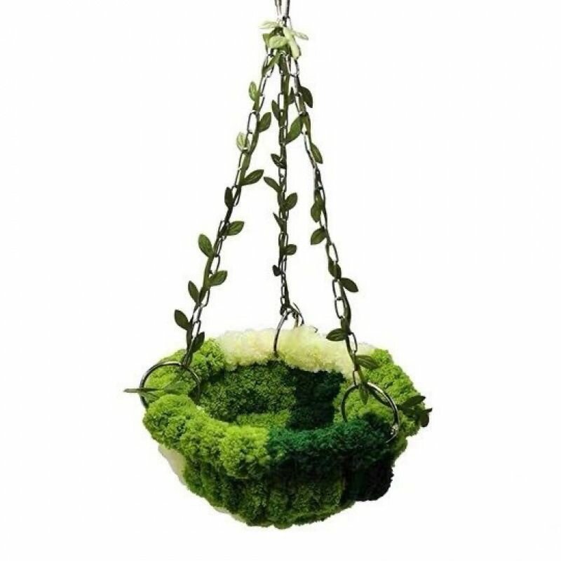 Кровать гамак с попугаем