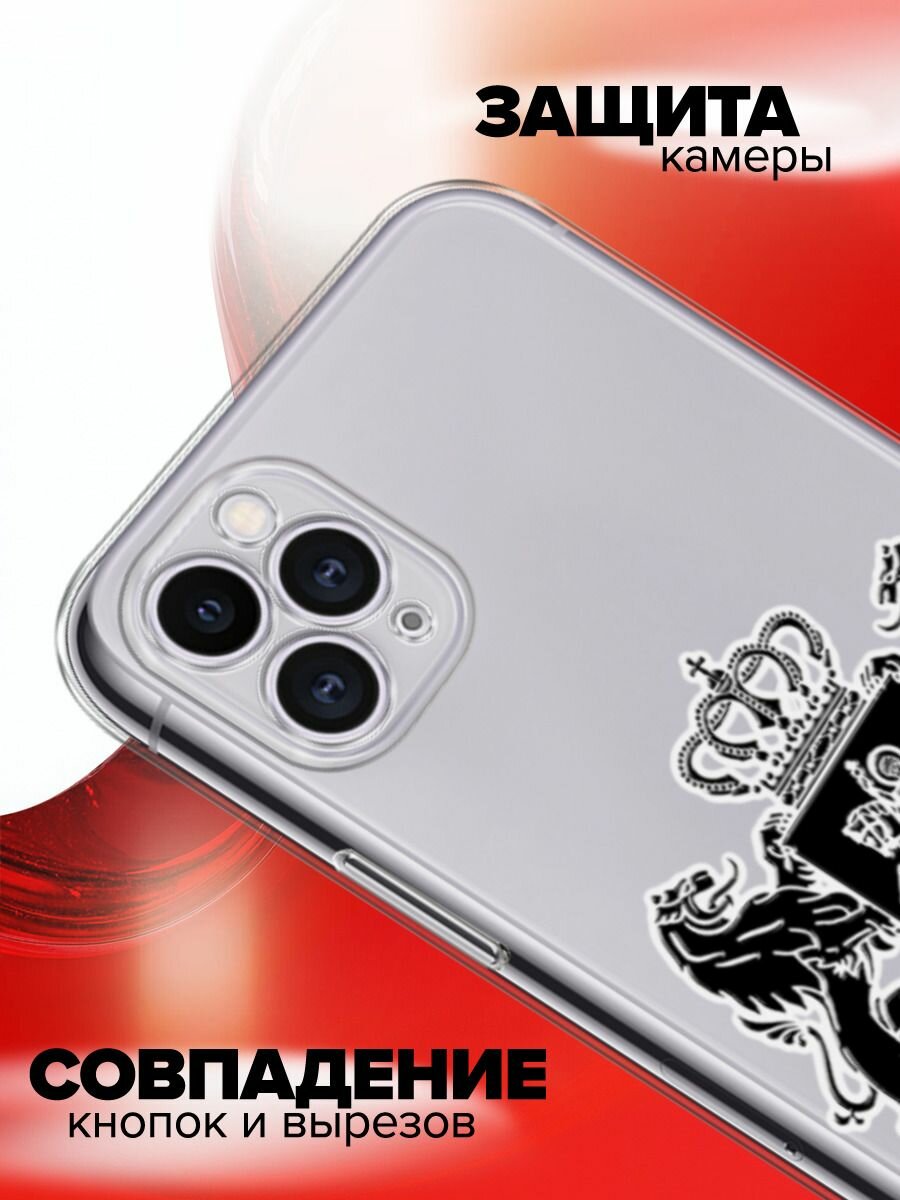 Силиконовый чехол на Apple iPhone 11 Pro / Айфон 11 Pro с принтом Rebublic of Georgia — фото 1